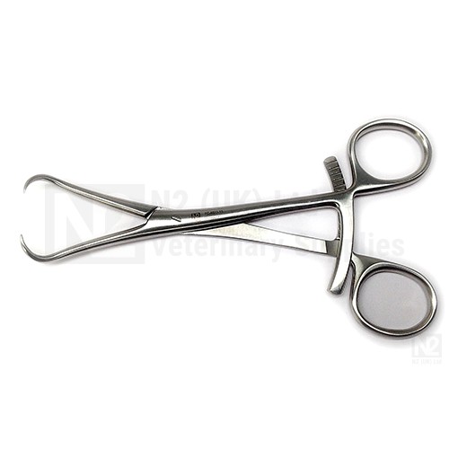 Reduction Forceps Serrated 140mm with pointed tip - Curved - Closed ...
